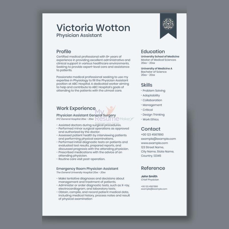 Sample Resumes - My Resume Maker